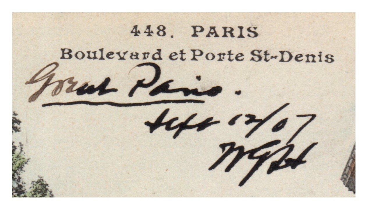 Warren G. Harding - Autograph Note Signed - During His Visit to Paris ...