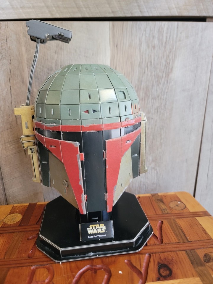 4D Build, Star Wars Boba Fett 3D Cardstock Model Kit Pre-built| Star ...