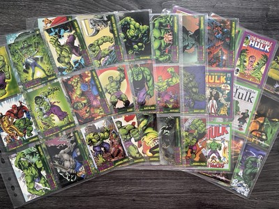 The Incredible Hulk : Complete 72 Trading Cards Base Set - Topps 2003 ...