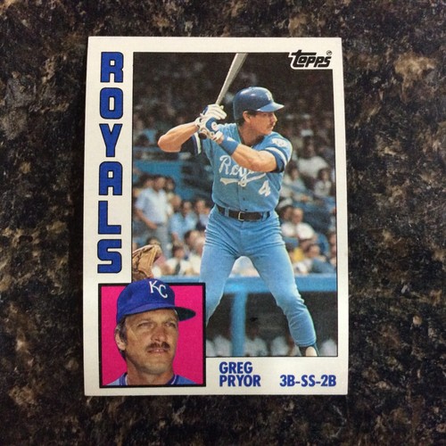 1984 Topps #317 Greg Pryor Kansas City Royals | eBay