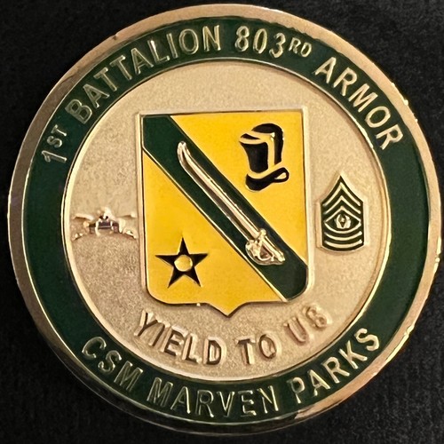 1st Battalion 803rd Armor Army National Guard Challenge Coin | eBay