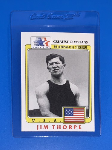 1983 Topps History’s Greatest Olympians Jim Thorpe Card #37 NM-MINT | eBay