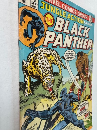 Jungle Action #6 Black Panther 1st Appearance Killmonger! Marvel 1973 ...