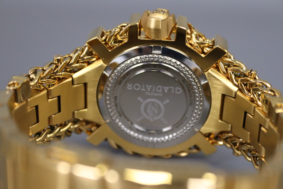 Invicta Gladiator Womens Watch w/ Abalone Dial - 43.2mm. Gold(41125 ...