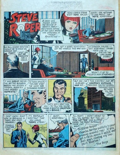Steve Roper & Mike Nomad - large full tab page Sunday comic - Jan. 26 ...