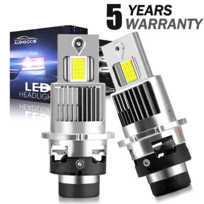 D2S HID LED Headlight Bulbs For Infiniti G35 2005-08 G37 2008-14 Coupe ...