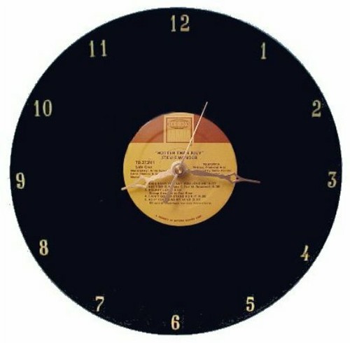 Stevie Wonder - Vinyl LP Record Wall Clock by Rock Clock | eBay Australia