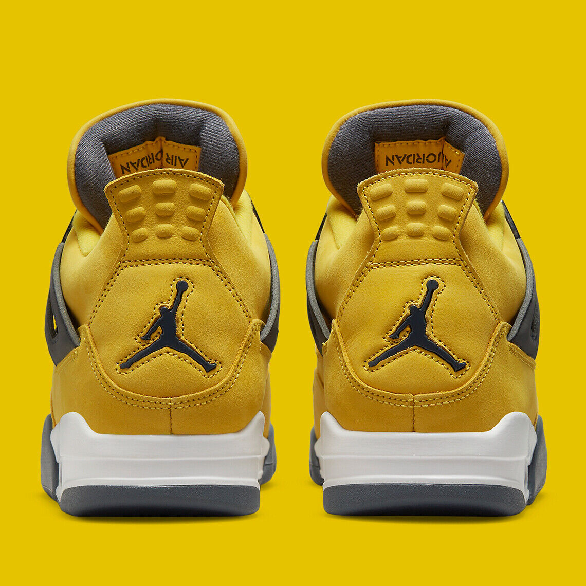 Nike Men's Air Jordan Retro IV 4 Lightning 2021 Tour Yellow Nike Men's Air Jordan Retro IV 4 Lightning 2021 Tour Yellow