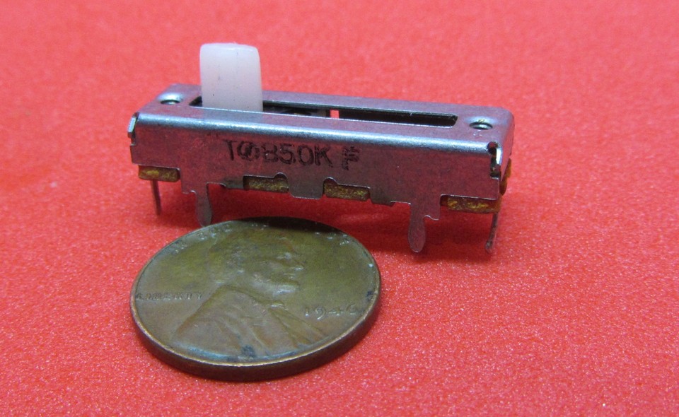 4 Pack - Mini 50K Slide Pot 15mm Slide Linear Taper B50K Slider ...
