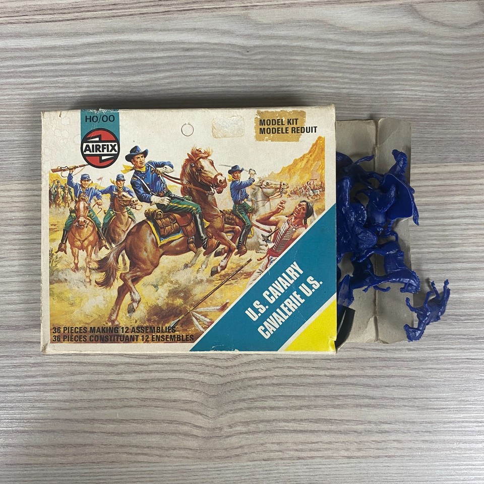 HO/OO US CAVALRY MODEL KIT FIGURES AIRFIX THE OLD WEST WILD WEST | eBay