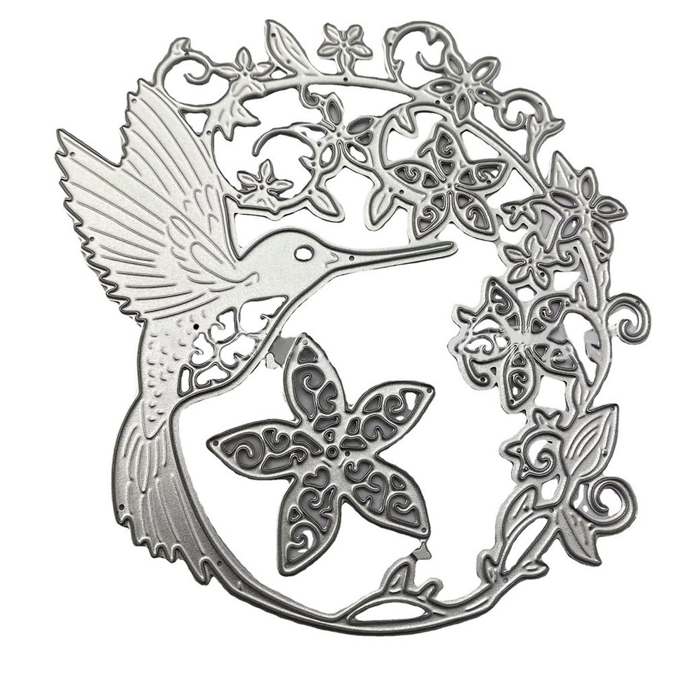 Creative Humming Bird Metal Cutting Dies for Unique Designs Papercrafts ...