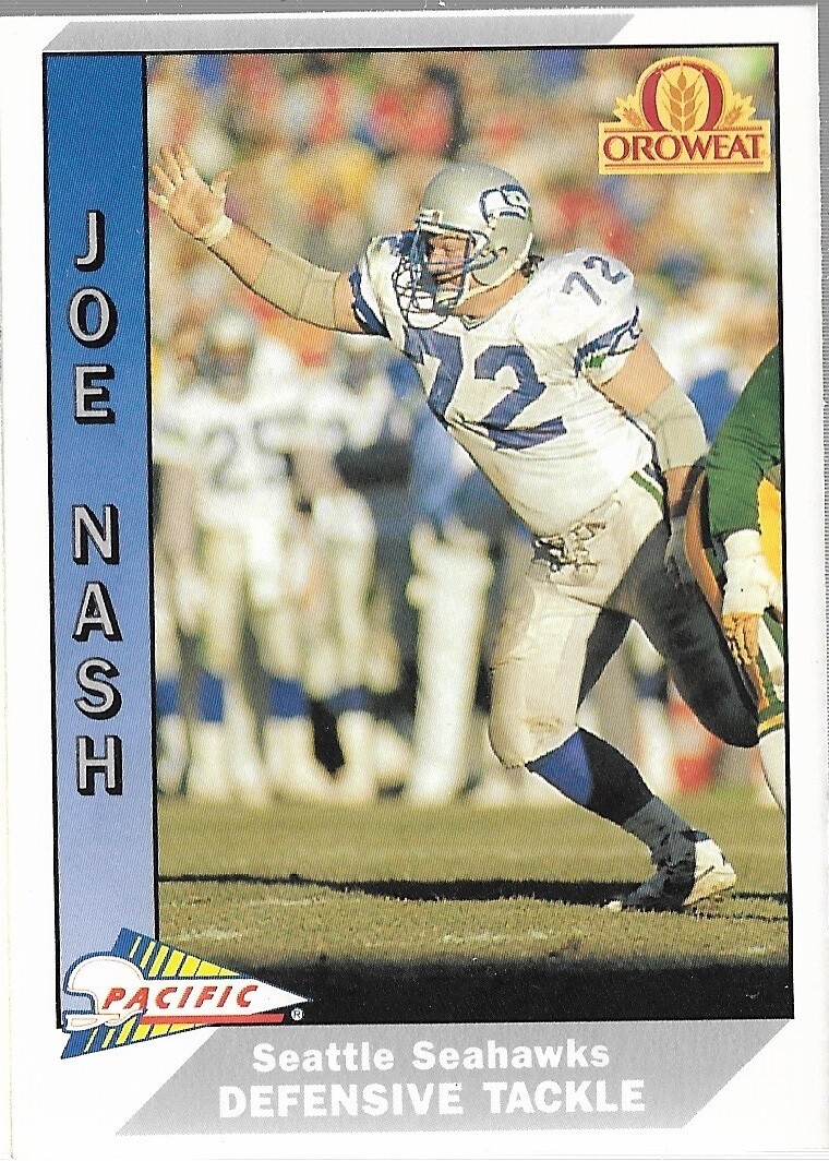 1991 Pacific Oroweat Seattle Seahawks Joe Nash 13 Football Card | eBay