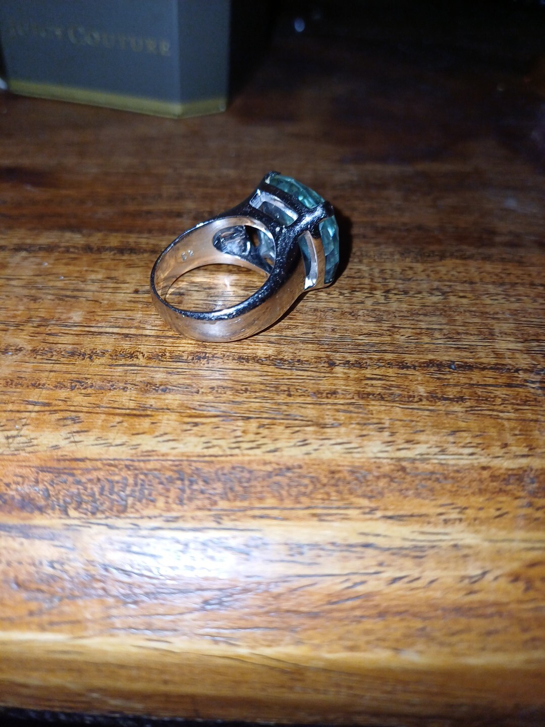 swarovski ring pail green large stone size 52 - Gem