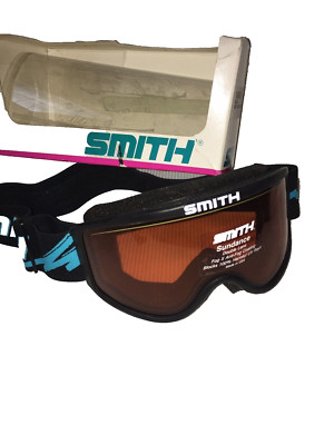 Vintage Smith Fog-X Sundance 1980s Smith-Flex Lens Ski Goggles USA NOS ...