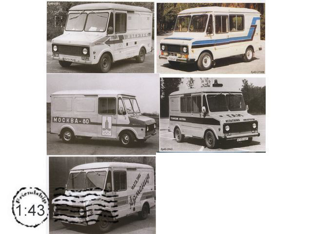 Decals for ErAZ-3730 Armenia, Traffic Police - 1/43 Scale Collectible ...