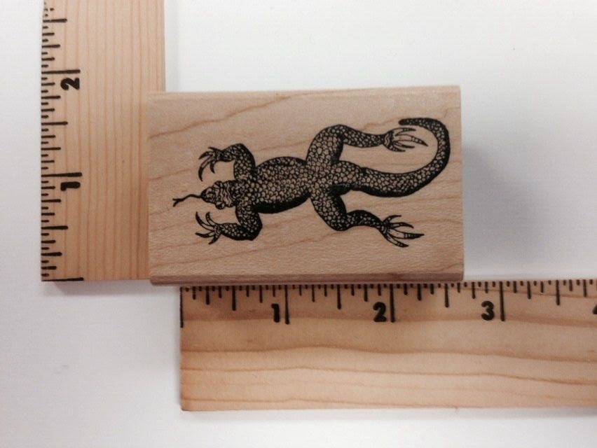 Great American Stamp Store - Lizard Rubber Stamp - New | eBay