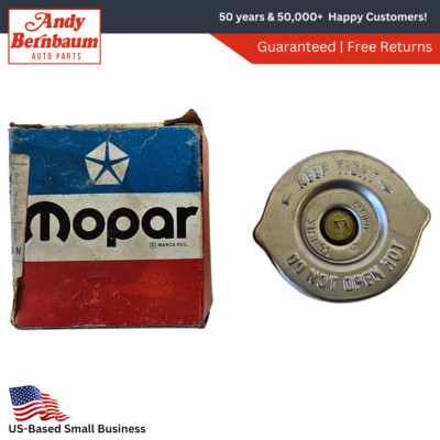 1970-1976 Dodge Plymouth Chrysler 16 LBS Radiator Cap 3781830 NOS | eBay