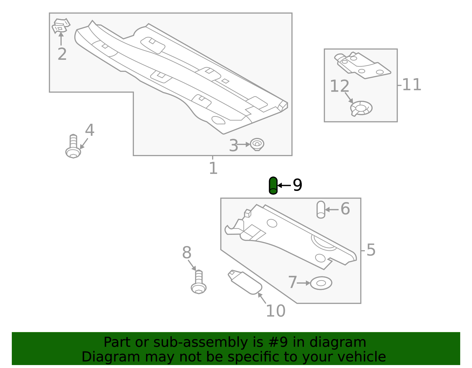 Volkswagen+6N0809966A+Genuine+OEM+Fender+Liner+Nut for sale online | eBay