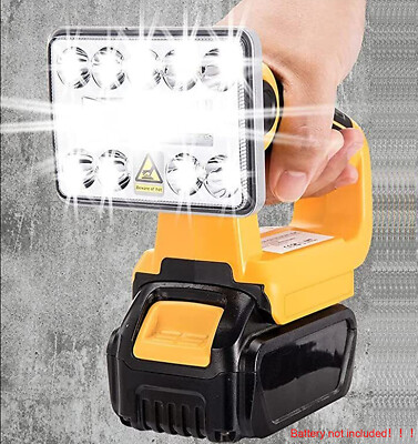 LED Cordless Hand Held Work Area Light For DeWalt 14.4V-20V Max Li-ion ...