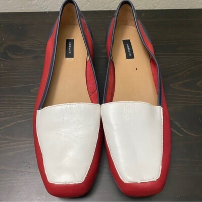 Array flat women shoes Loafers, Red, White, and Blue | eBay