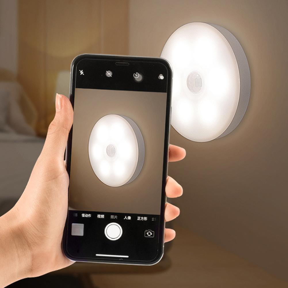 Human Body Induction Night Light Smart Lamp Motion Closet Sensor ...