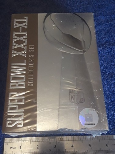 NFL Superbowl Collections: Super Bowl XXXI - XL (DVD, 2006, 5-Disc Set ...