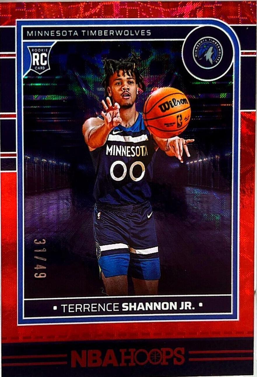 2024-25 Panini Nba Hoops - Rookies Terrence Shannon Jr. #257 Red Scope ...