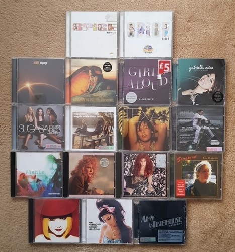 Job Lot F4 Female Singers Bands 17 CDs Texas Winehouse Cassidy Cher ...