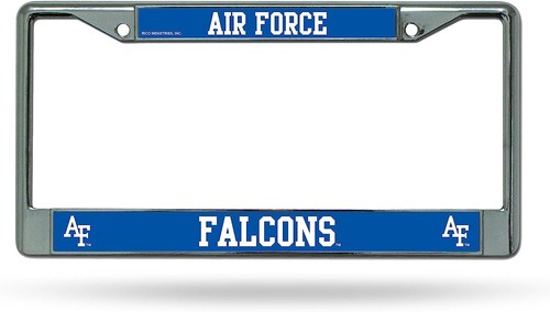 Air Force Falcons Chrome Metal License Plate Frame 94746671341 | eBay