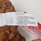Animal Adventure Teddy Bear Plush Toddlers Stuffed Animal Brown/Red ...