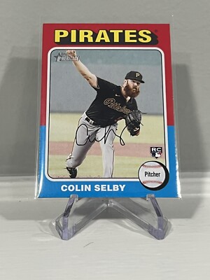 Colin Selby 2024 Topps Heritage Rookie #150 Pittsburgh Pirates Rookie ...