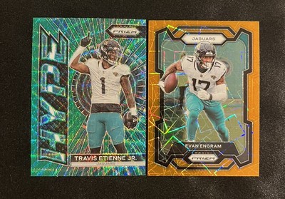 🔥 2023 Panini Prizm Hype Green Wave Travis Etienne Jr. Evan Engram ...