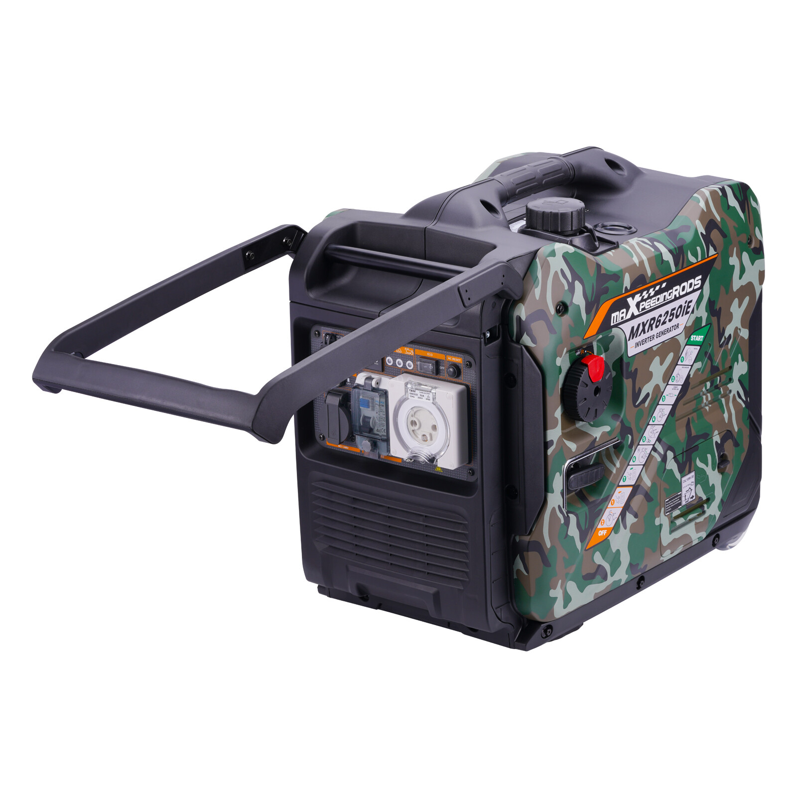 Inverter Generator 5.5KW Max 5.0KW Rated Pure Sine Portable E Start ...