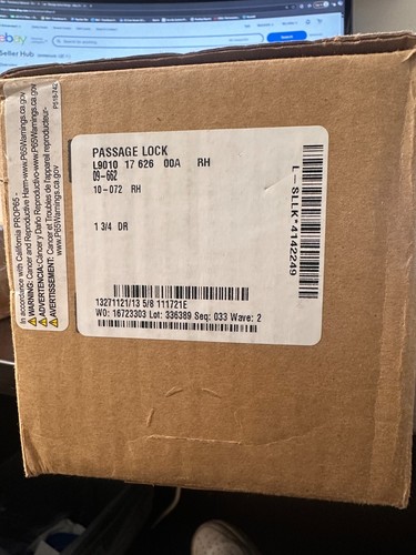 Schlage passage lock L9010 17 626 00a rh | eBay