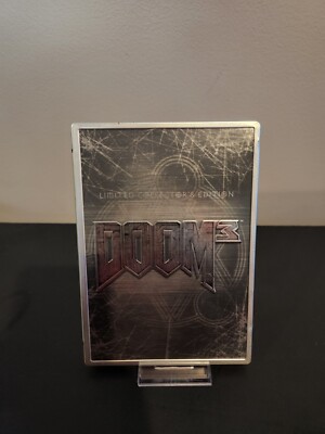 Doom 3: Limited Collector's Edition (Microsoft Xbox, 2005) Steel book ...