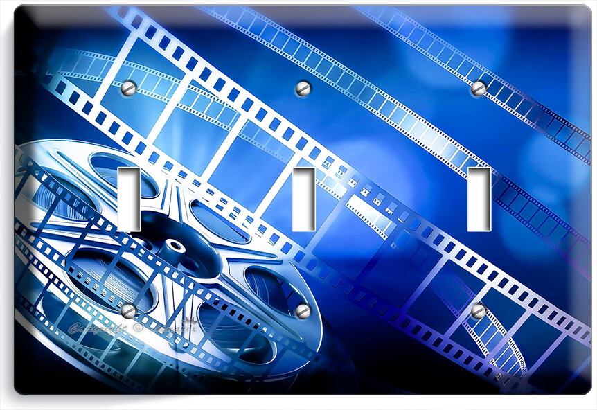MOVIE FILM REEL LIGHT SWITCH OUTLET PLATES PRODUCTION BLOGGER STUDIO ...
