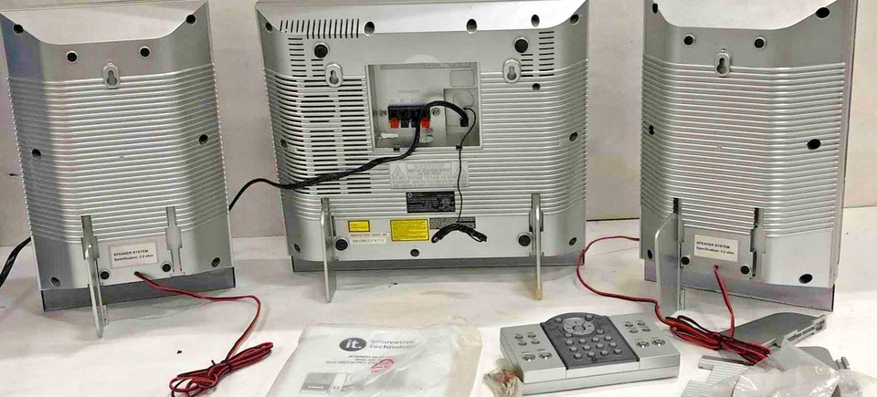 Innovative Technology IT-3000 Receiver CD Player AM/FM Radio, Speakers ...