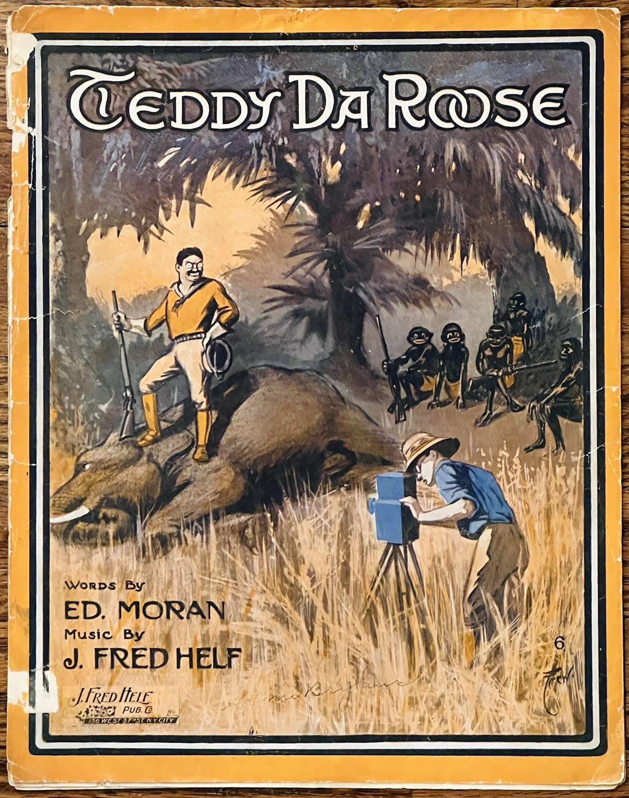 rare THEODORE ROOSEVELT / PRESIDENTIAL sheet music TEDDY DA ROOSE ...