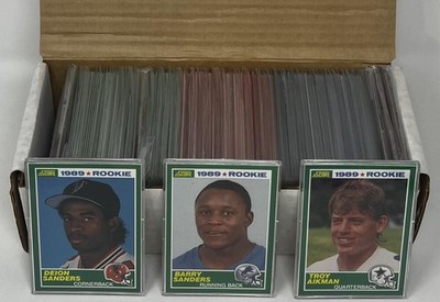 1989 Score Football Hand Collated Complete Set 1-330 Deion, Barry ...