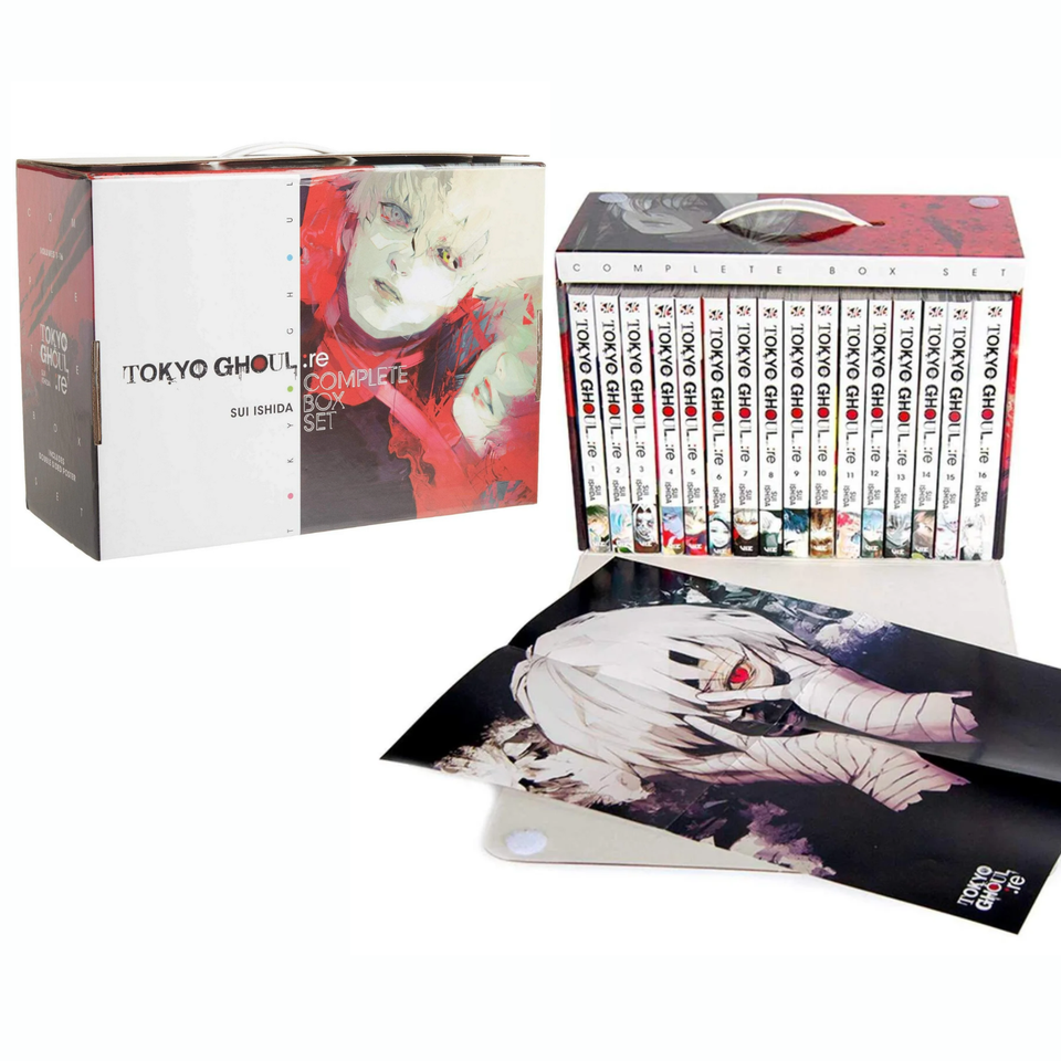 Tokyo Ghoul: Re Complete Box Set Vol.1-16 Manga Collection + Poster ...