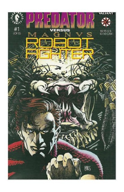 Predator vs Magnus Robot Fighter #1 (Nov 1992, Valiant Comics, Dark ...