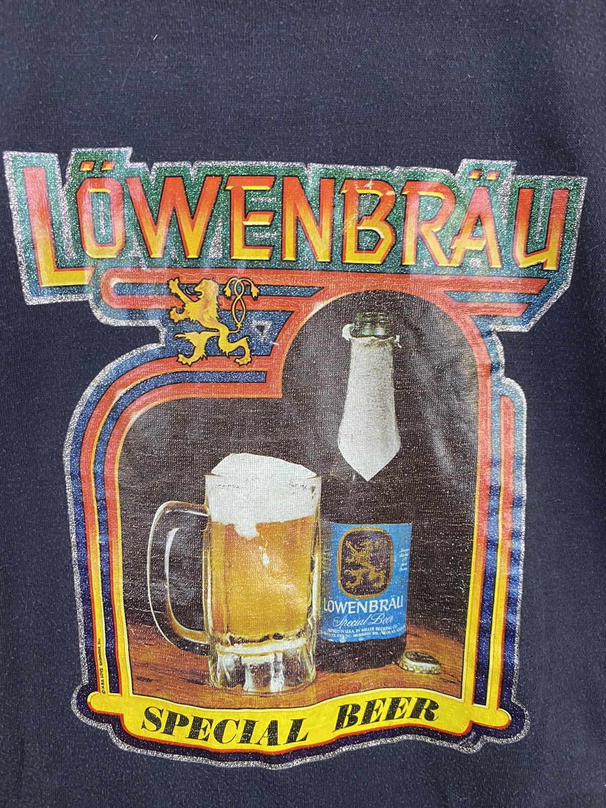 Vtg Rare Early 80s Löwenbräu Special Craft Beer 50-50… - Gem