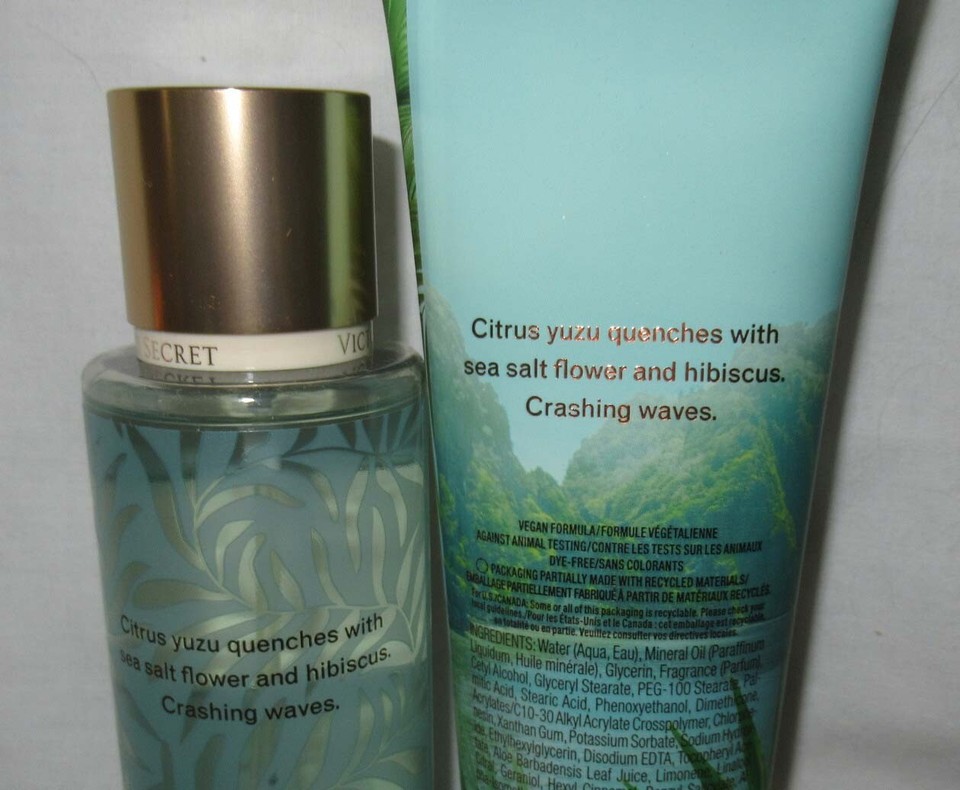 Victoria's Secret Fragrance Mist & Lotion Set Lot of 2 SEASIDE SURF | eBay