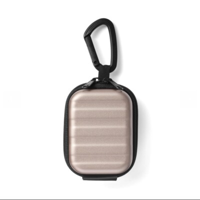 MUJI JAPAN Mini Carry Case with Carabiner Beige Mini Pouch From Japan ...