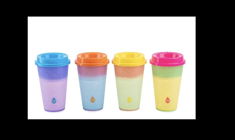 Tal Color Changing Coffee Cups To-Go For Hot Drinks,8 PACK w Lids ...