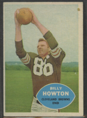 1960 Topps #27 Billy Howton Cleveland Browns | eBay