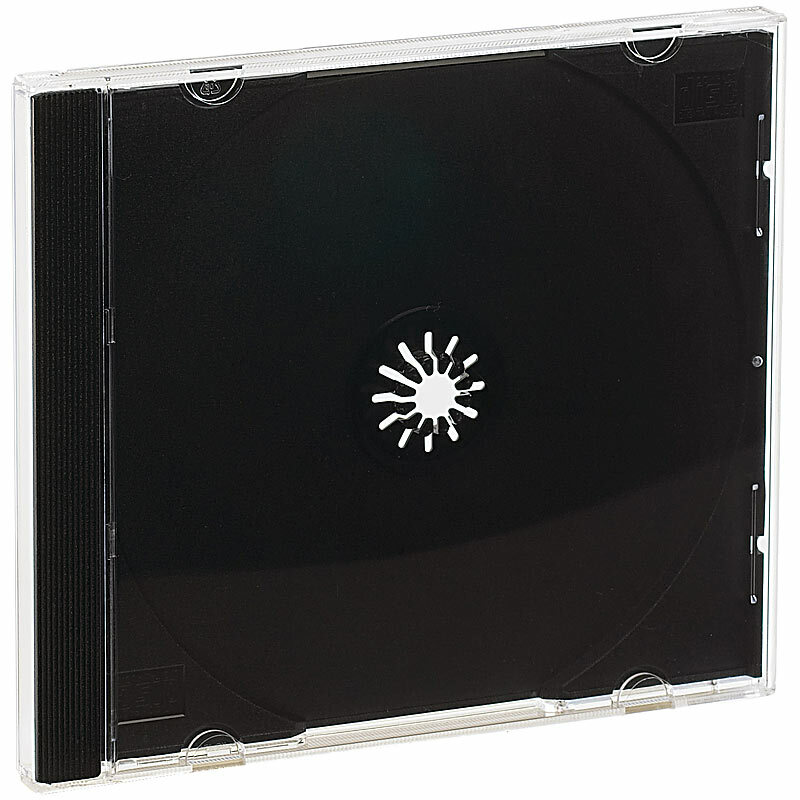 PEARL Doppel CD Hüllen: Doppel-CD-Jewel-Boxen im 10er-Set, schwarzes ...