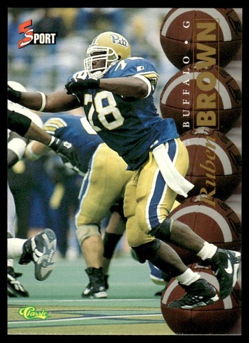 1995 Classic 5-Sport #56 Ruben Brown Rookie Buffalo Bills | eBay