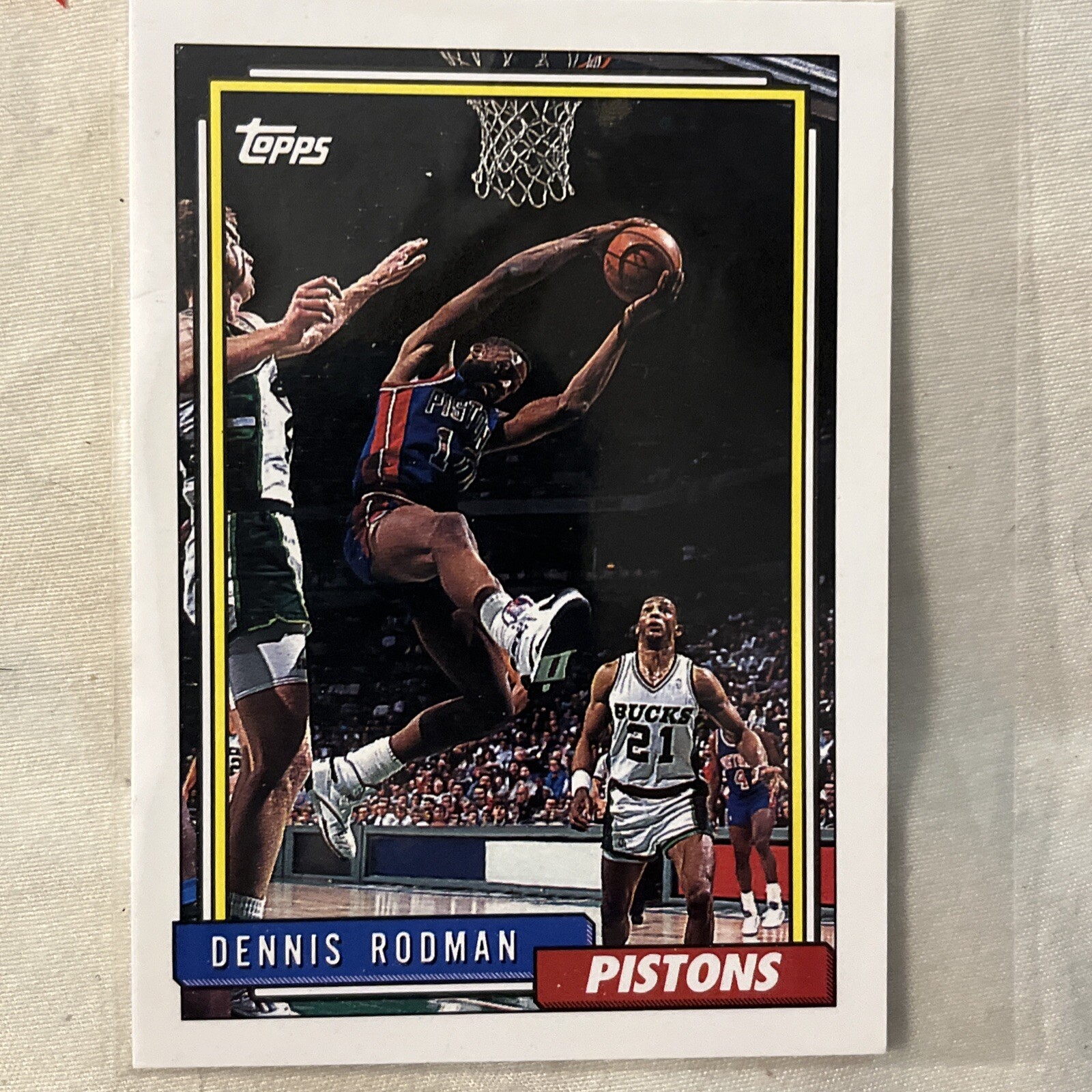 1992-93 Topps - Gold #137 Dennis Rodman | eBay