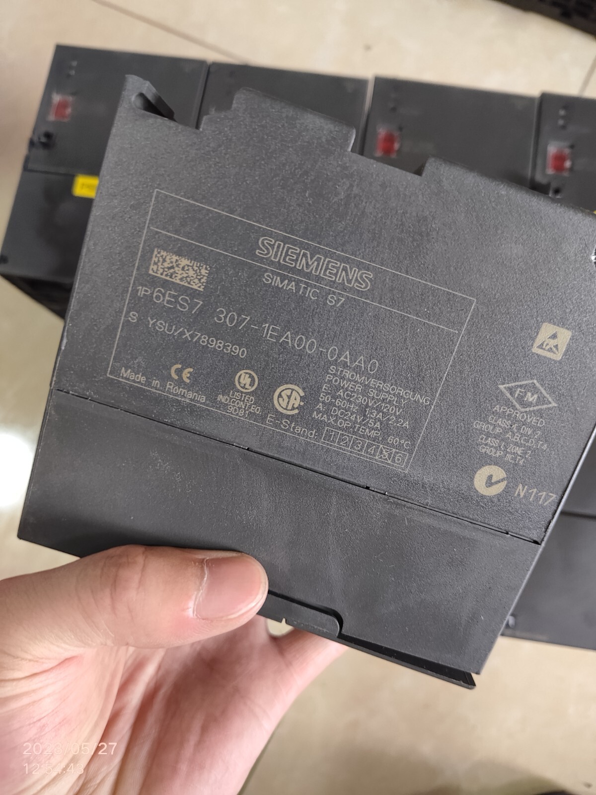 SIEMENS PLC PS Module 6ES7 307-1EA00-0AA0 POWER SUPPLY | eBay